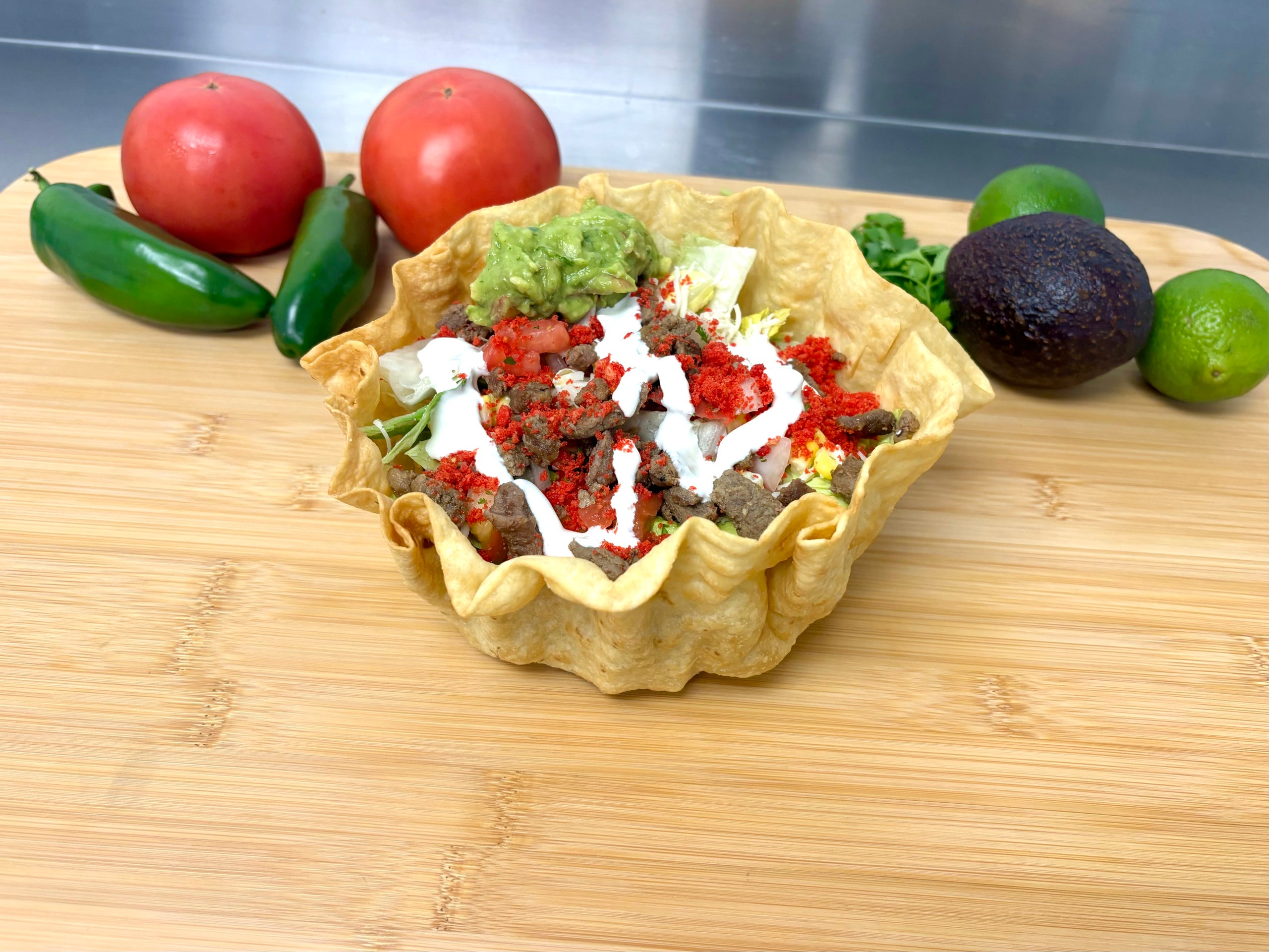 Taco Salad Chicken Al Pastor | The Burrito Lab